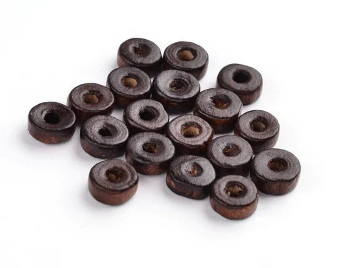 Lot of 150 Wooden Round Beads 8x3 Mm - Etsy