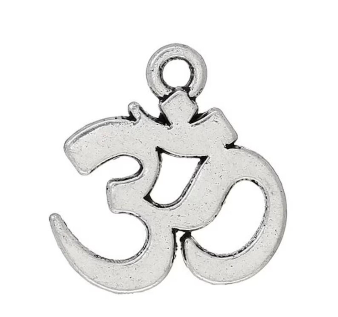 5 OHM Mantra Meditation Yoga Charms Pendants 15x14 Mm Sahasrara - Etsy