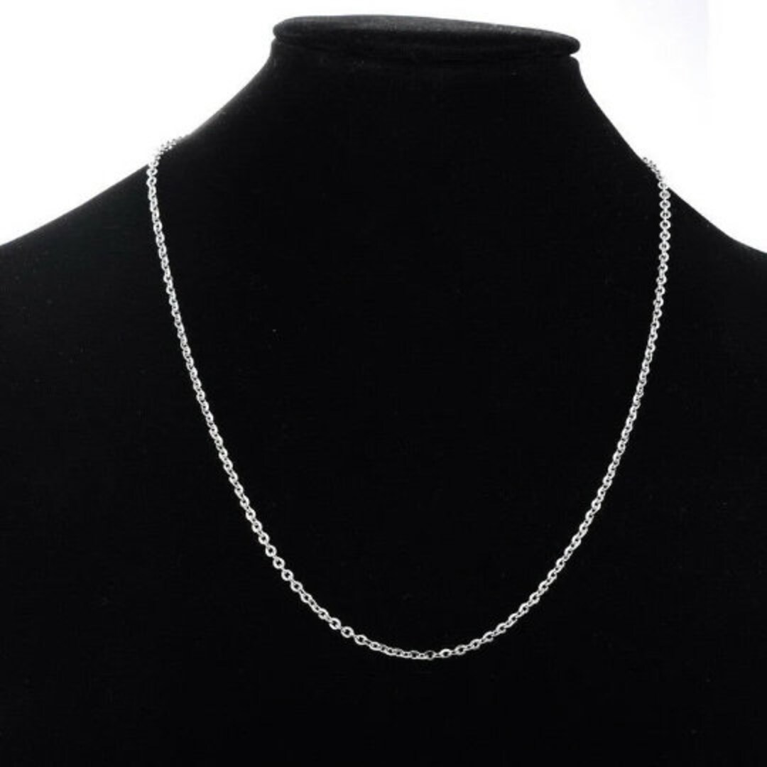 Matte Silver Stainless Steel Forçat Chain Necklace 49 Cm Long - Etsy