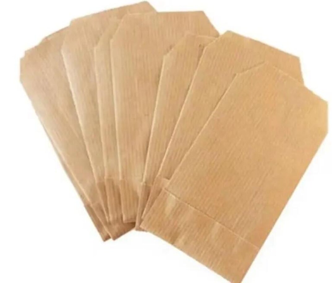 Set of 10 Kraft Paper Pouches 12x20 Cm to Customize - Etsy