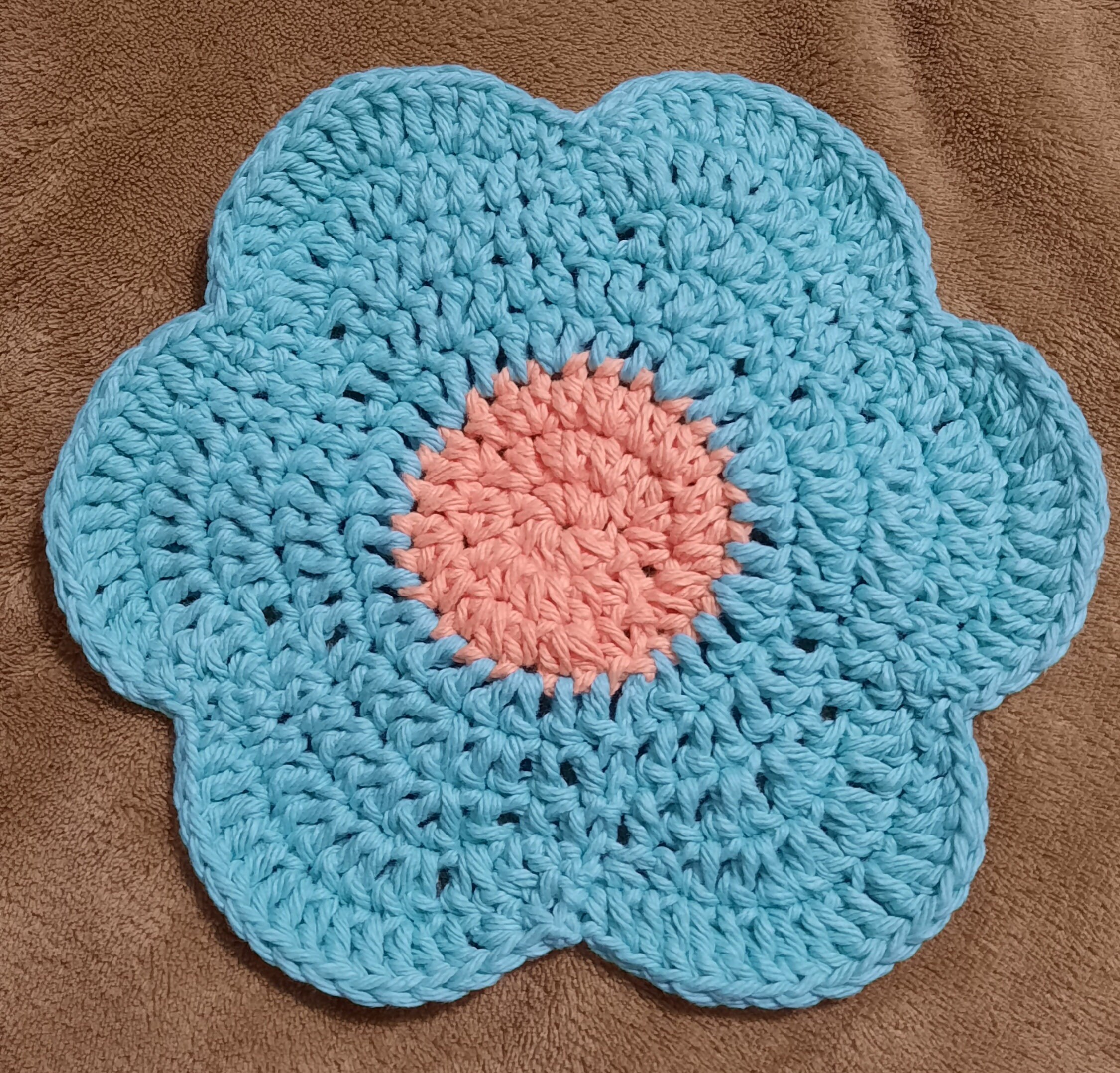 Crochet Flower Dishcloth. - Etsy