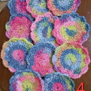 Crocheted Dish Scrubbies Etsy