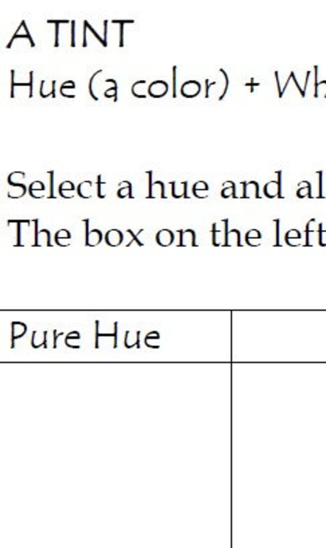 Color Theory Art Lesson Plan - Etsy