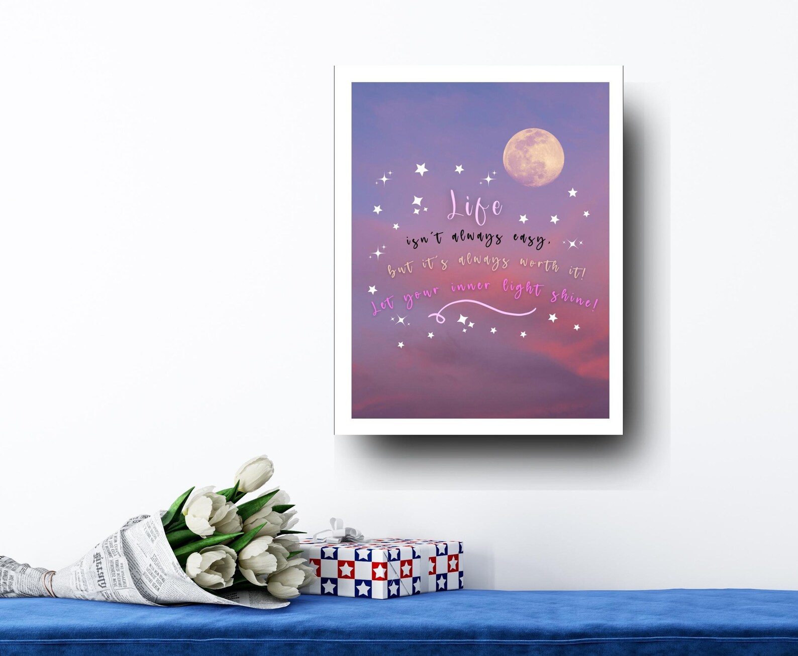 Framed Wall Art 'let Your Inner Light Shine' - Etsy