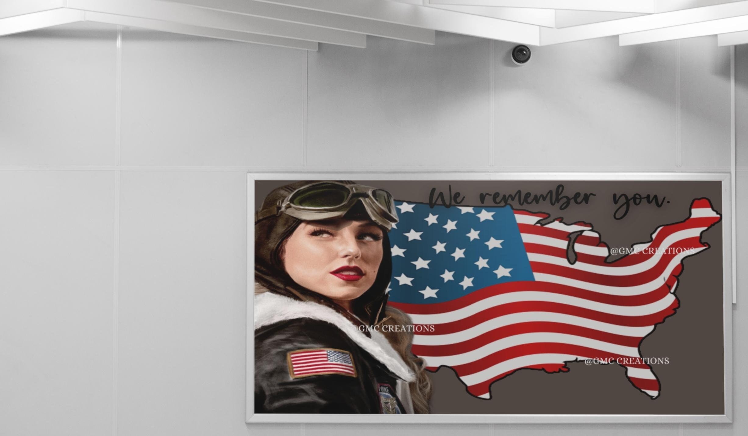 Designer Banner Flag - "we Remember You" - Flag for Memorial Day ...