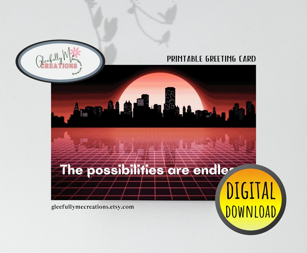 Downloadable Endless Opportunities All Occasion Greeting Card ...