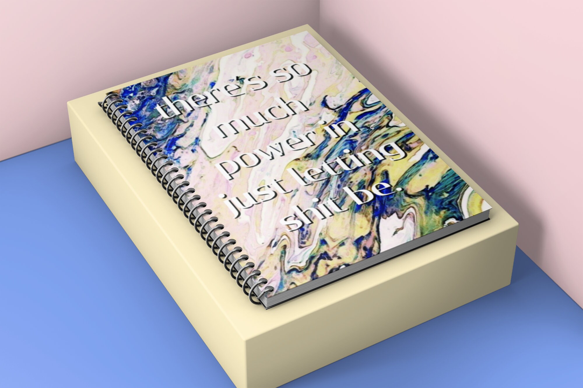 Spiral Notebook With Inspirational Message for Personal Power, Premium ...