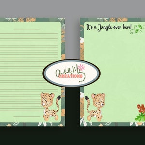 Printable Instant Access Designer Stationery Pack, Featuring Cute ...