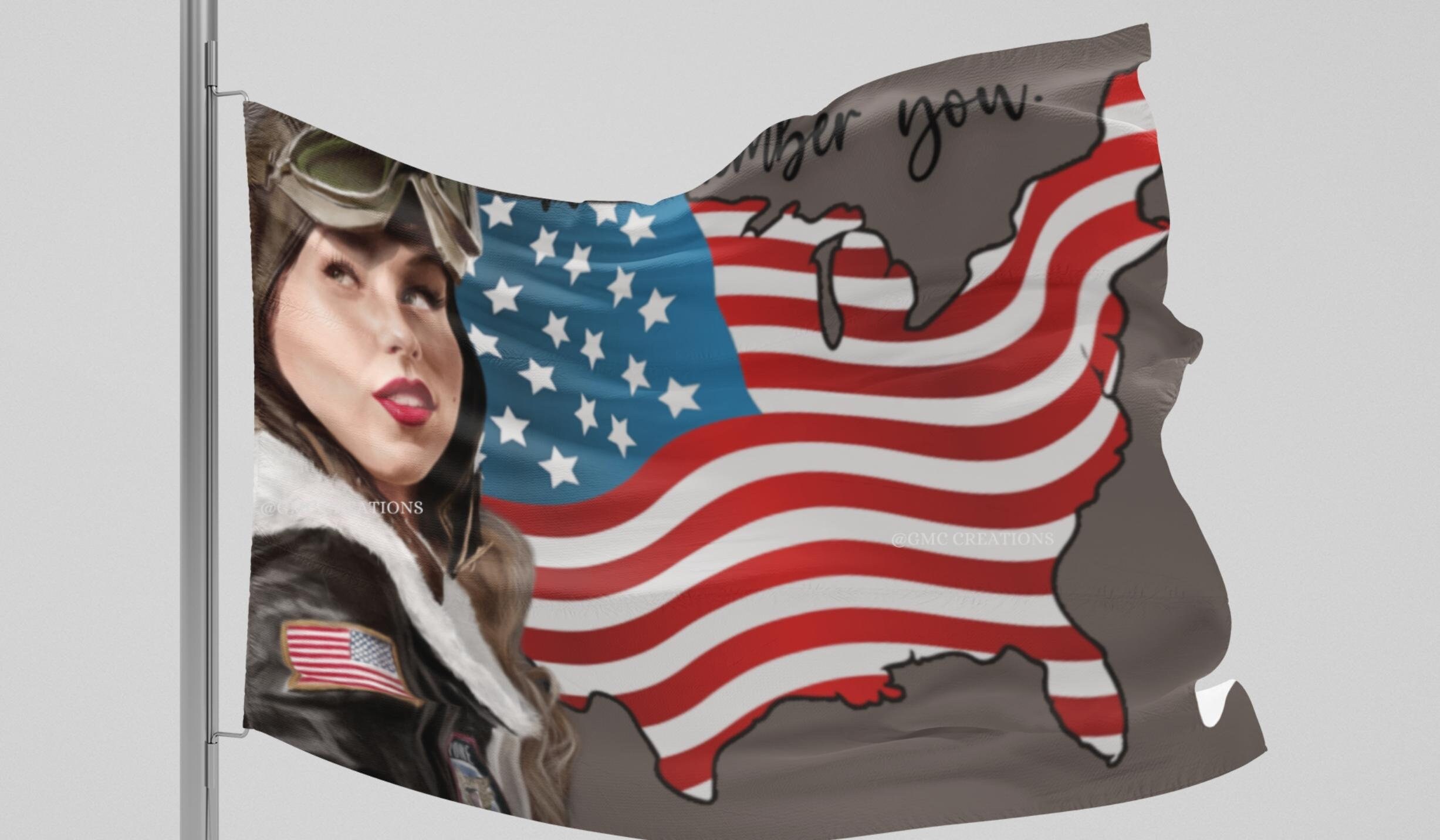 Designer Banner Flag - "we Remember You" - Flag for Memorial Day ...