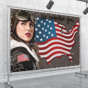 Designer Banner Flag - "we Remember You" - Flag for Memorial Day ...