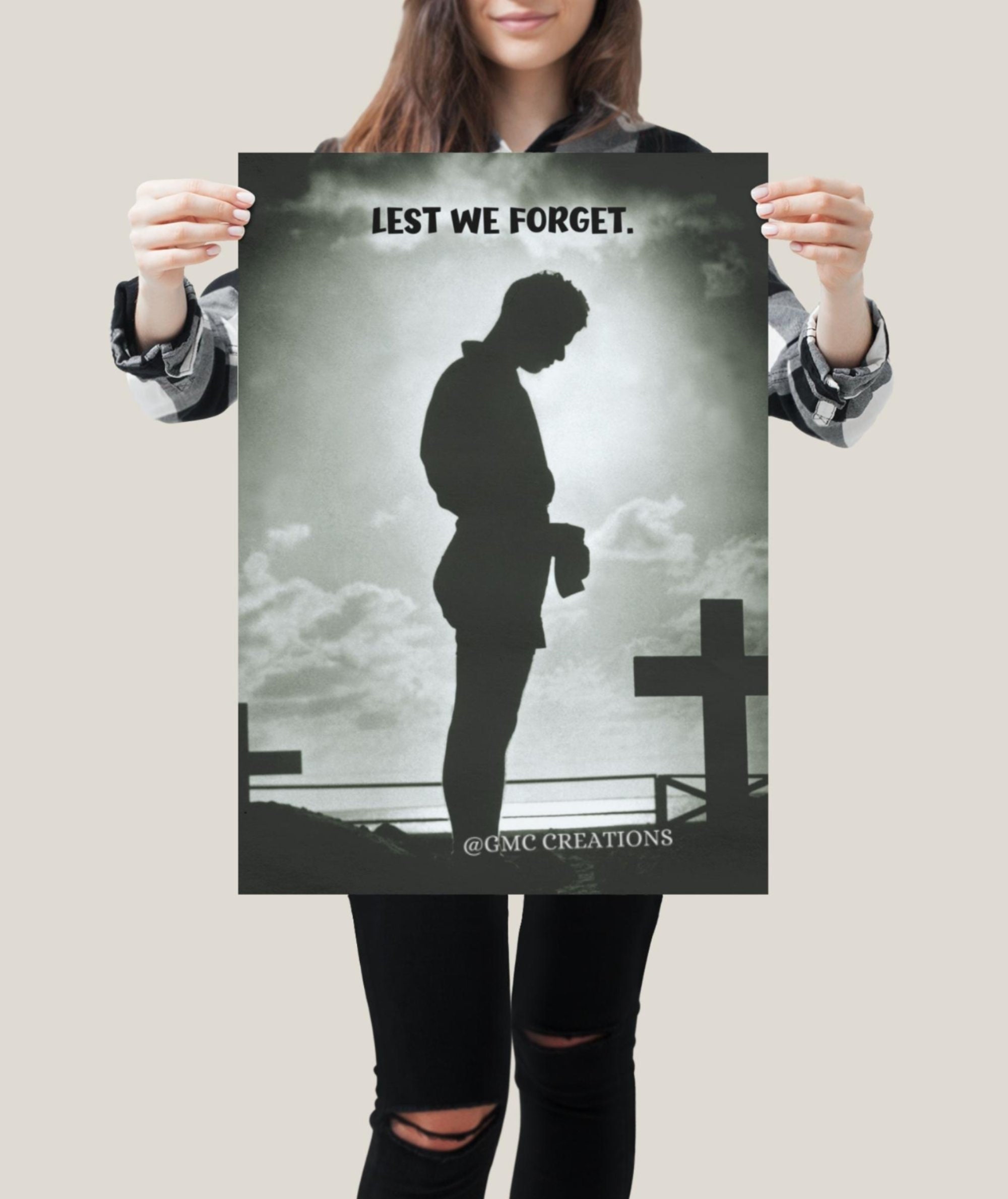 Digital Downloadable Memorial Day Print, Lest We Forget Printable ...