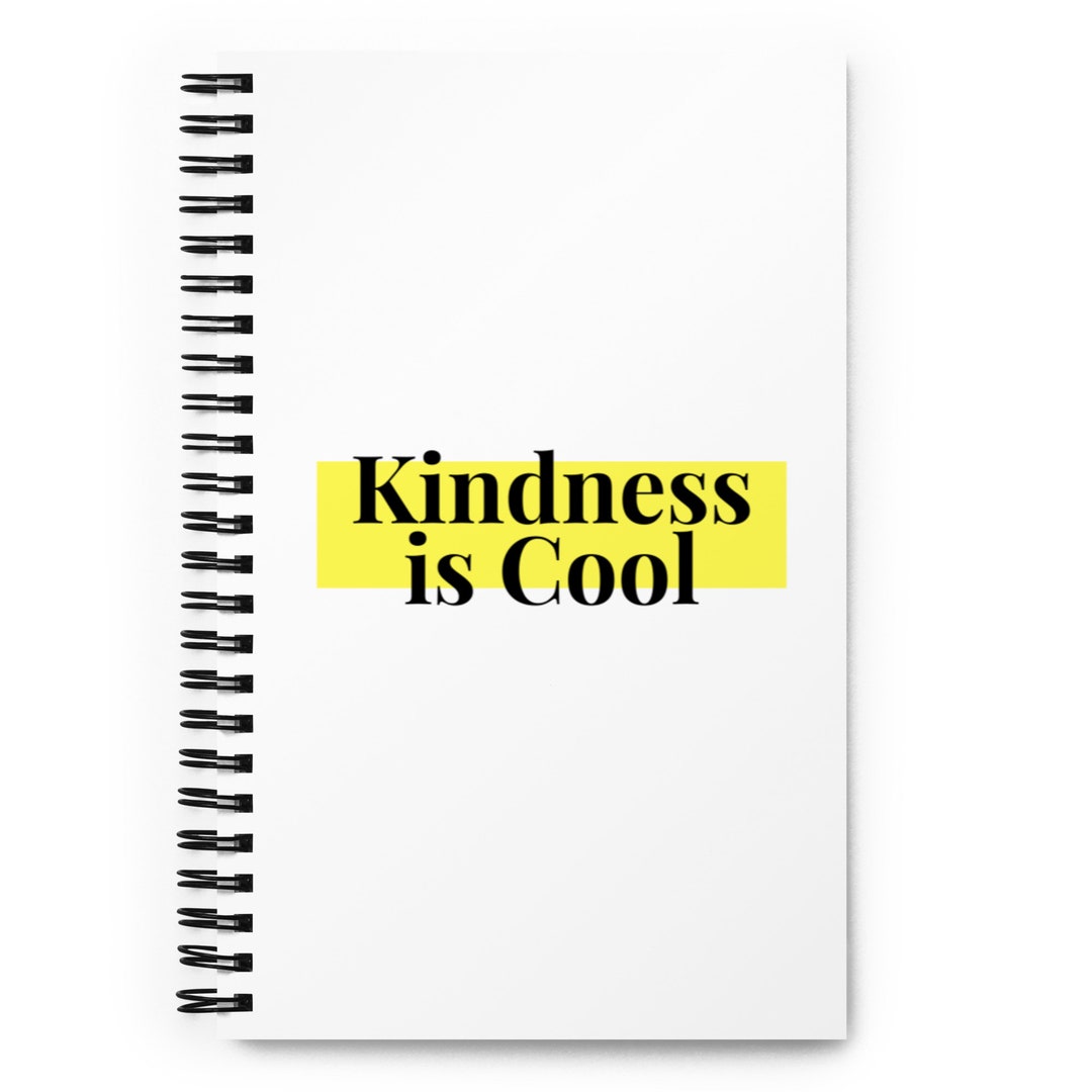 Spiral Notebook - Kindness - Etsy
