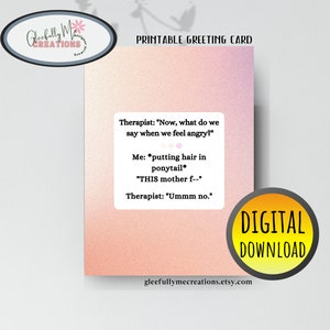 Downloadable When We're Angry Humorous Card, Printable Funny Greeting ...