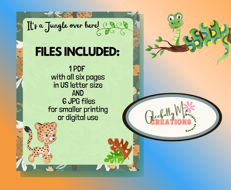 Printable Instant Access Designer Stationery Pack, Featuring Cute ...