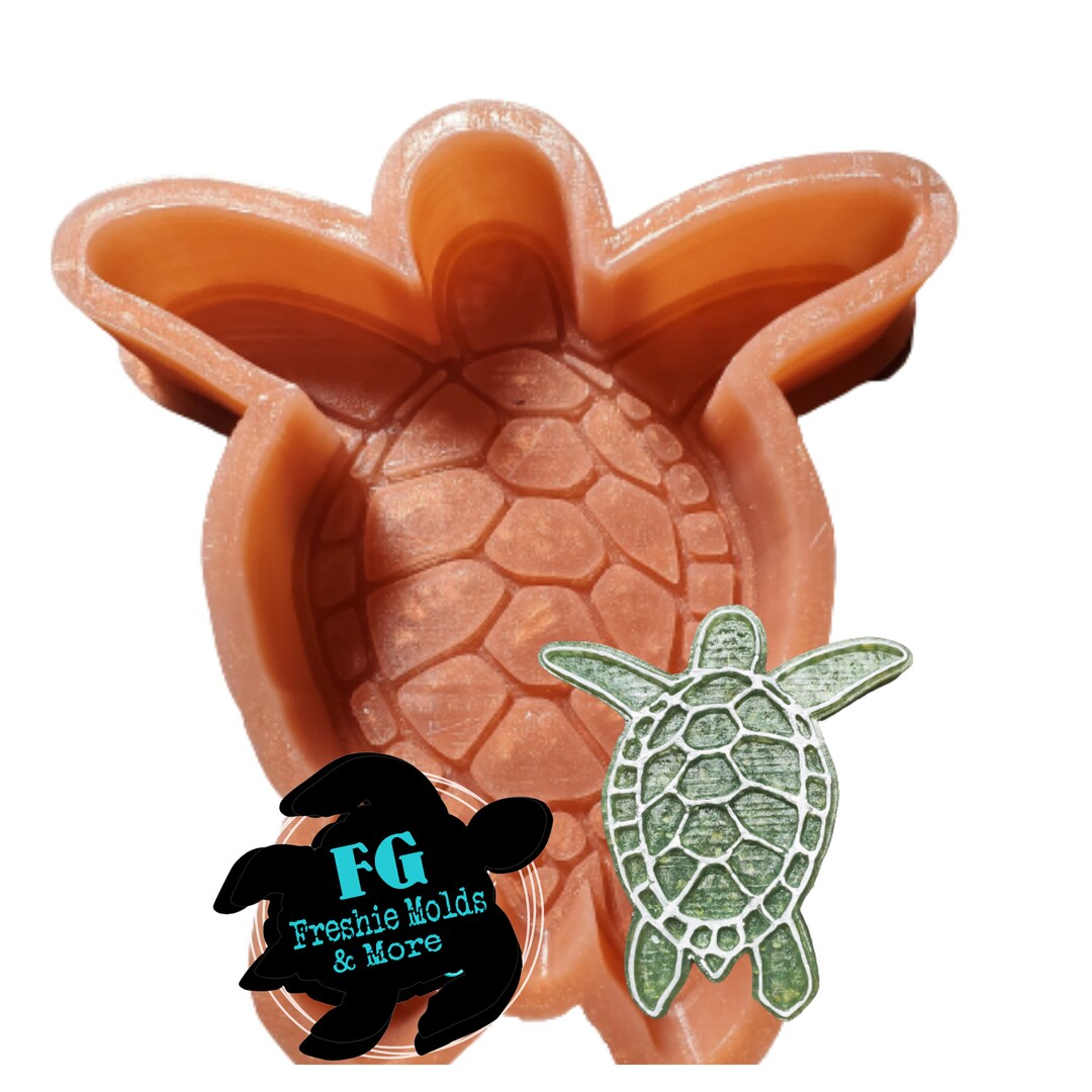Sea Turtle / Turtle / Regular or Vent Clip / Silicone Freshie - Etsy