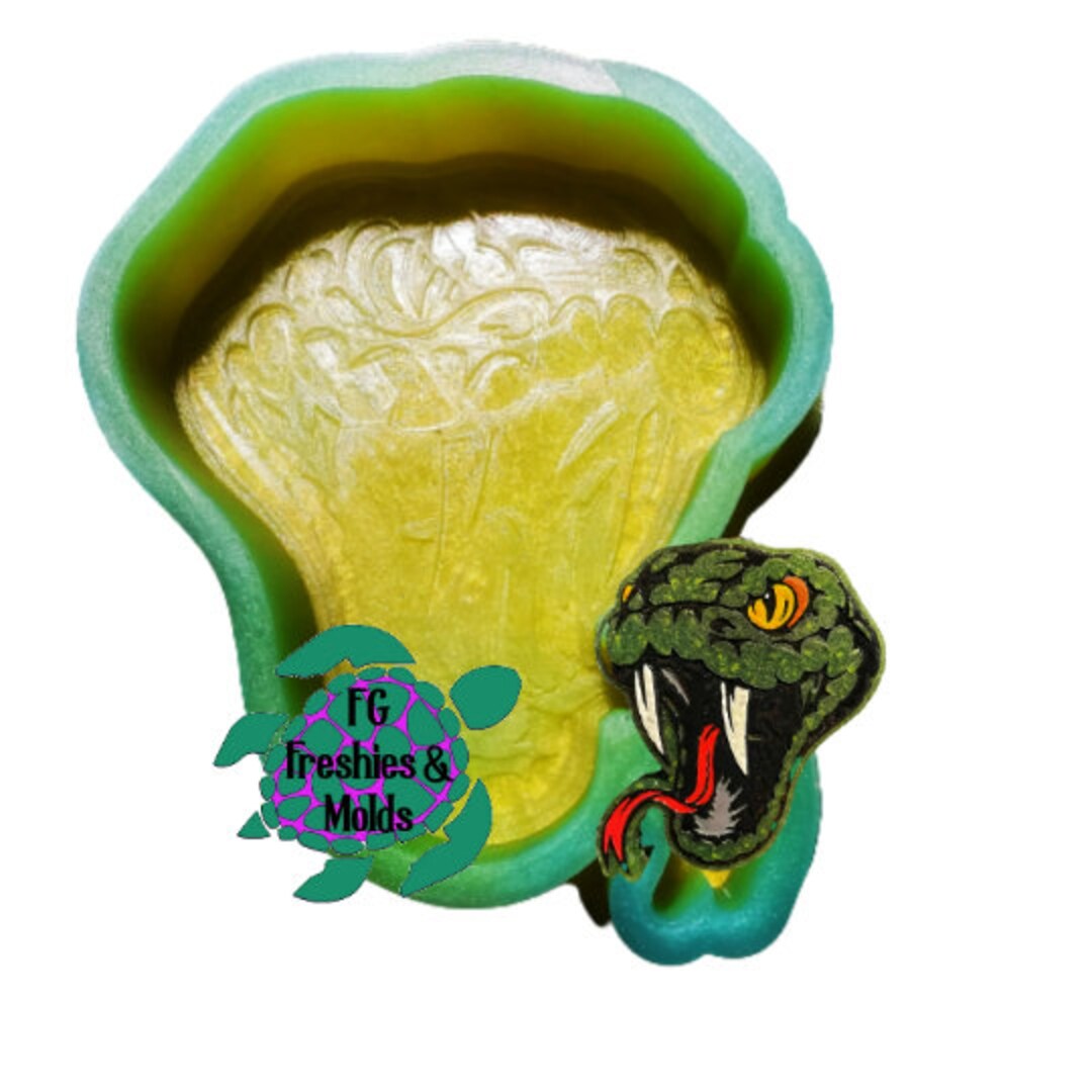 Viper / Snake / Vent Clips / Silicone Freshie Mold / Freshie - Etsy