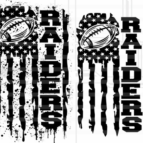 Raiders Football SVG - Etsy