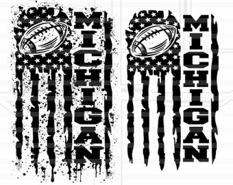 Michigan Football Svg and Png File - Etsy