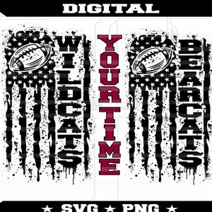 CUSTOM ATM Football Svg File - Etsy