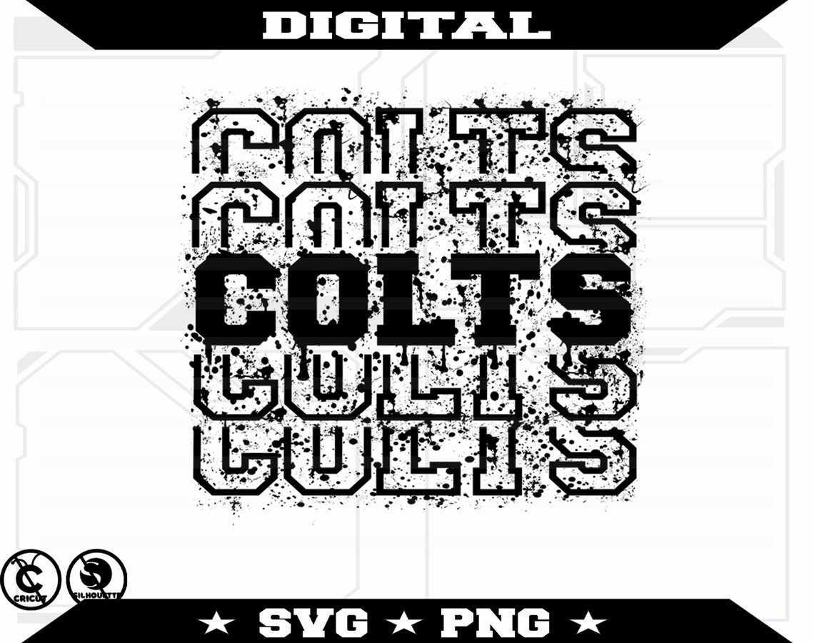 Colts Football Svg File - Etsy