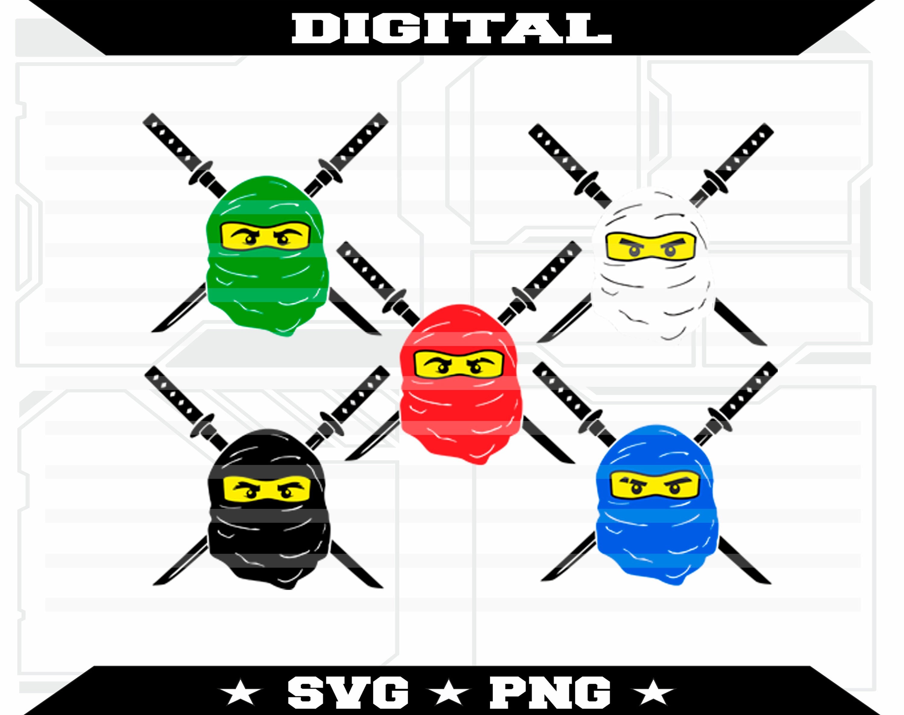 Ninja Svg File - Etsy