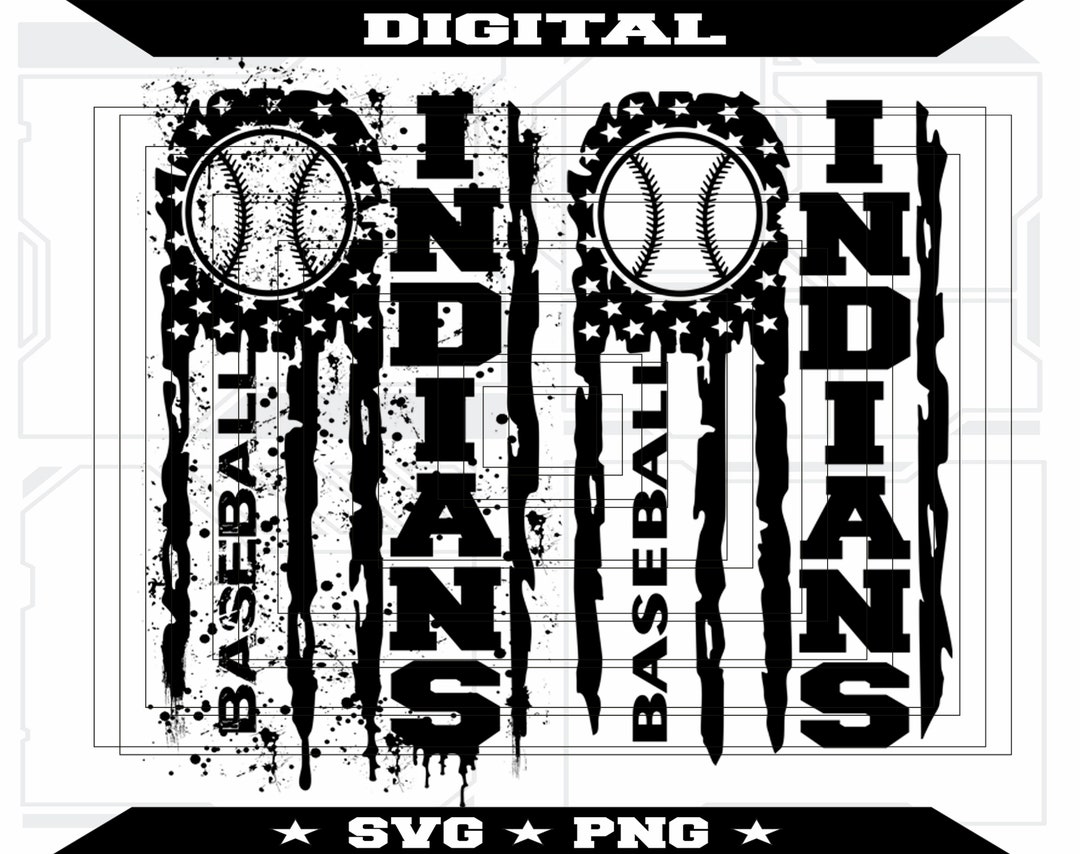 Indians Baseball Svg File - Etsy