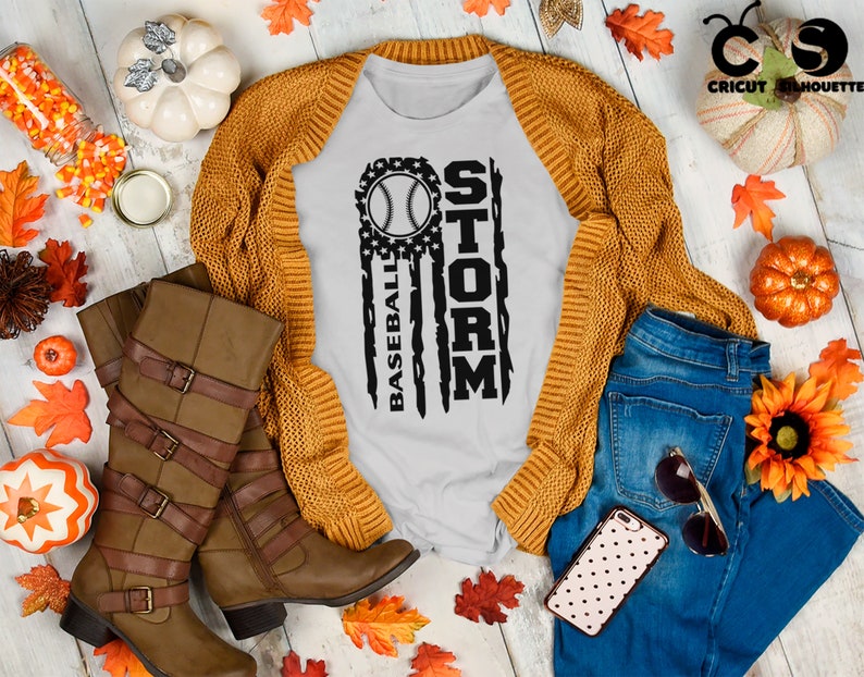 Storm Baseball Svg File - Etsy