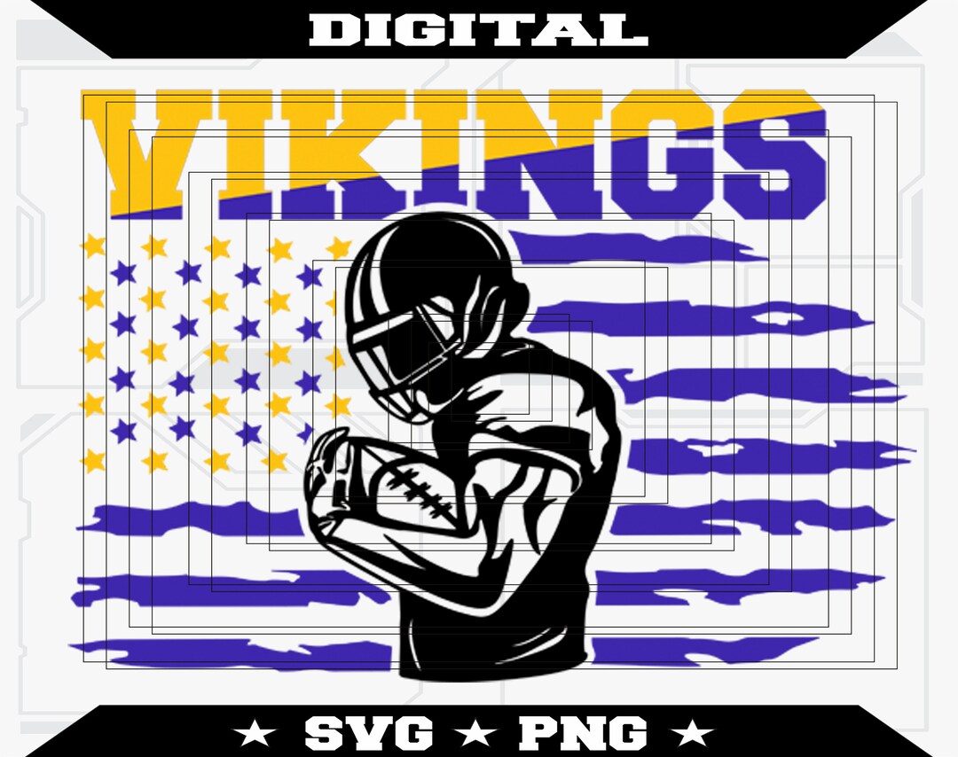 Vikings Football Svg File - Etsy