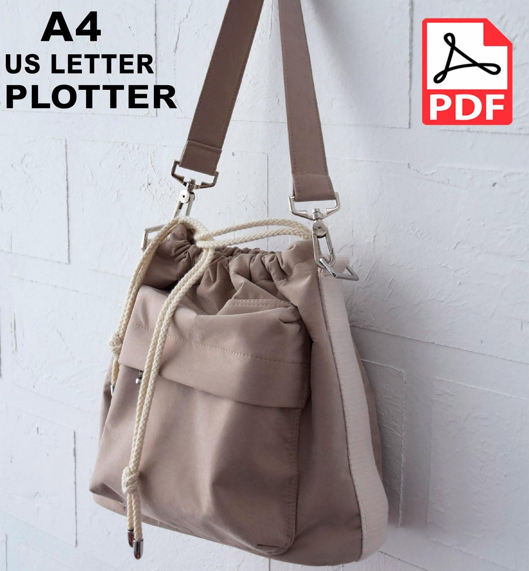 Drawstring Pouch Bag Sewing Pattern - Etsy