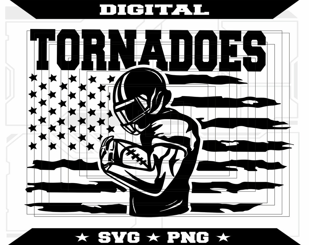 Tornadoes Football Svg - Etsy