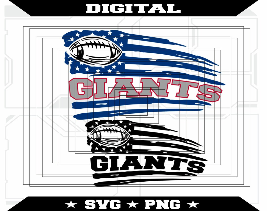 Giants Football Svg File - Etsy