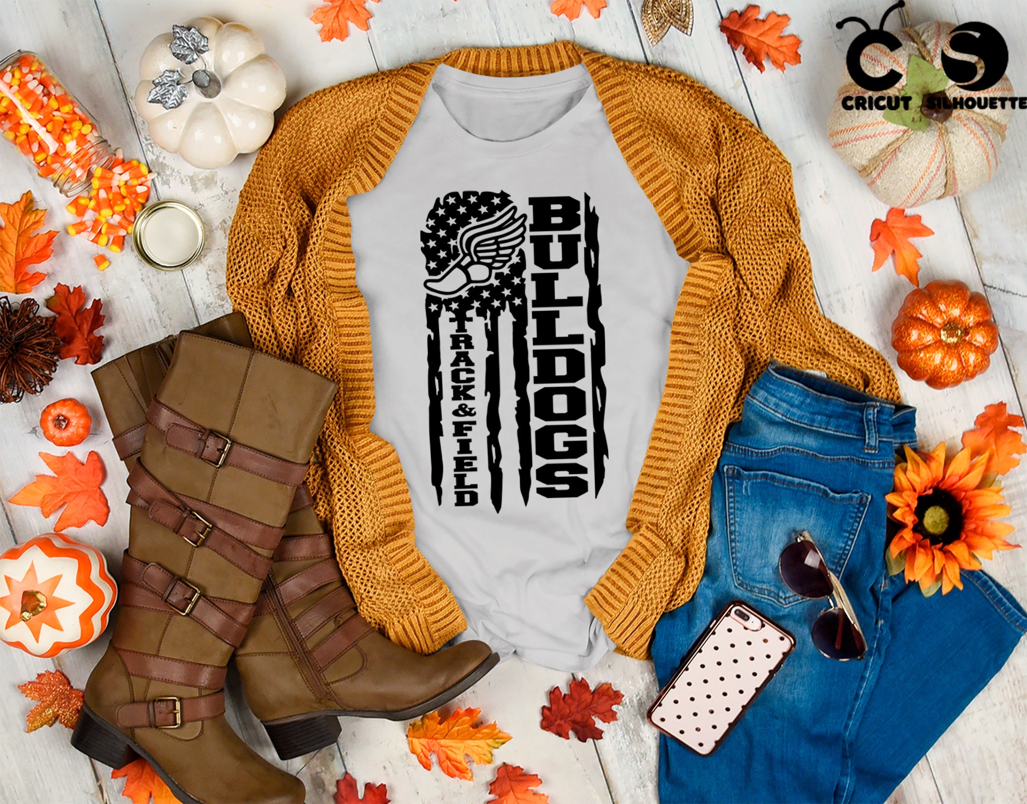 Track and Field Bulldogs Svg File - Etsy