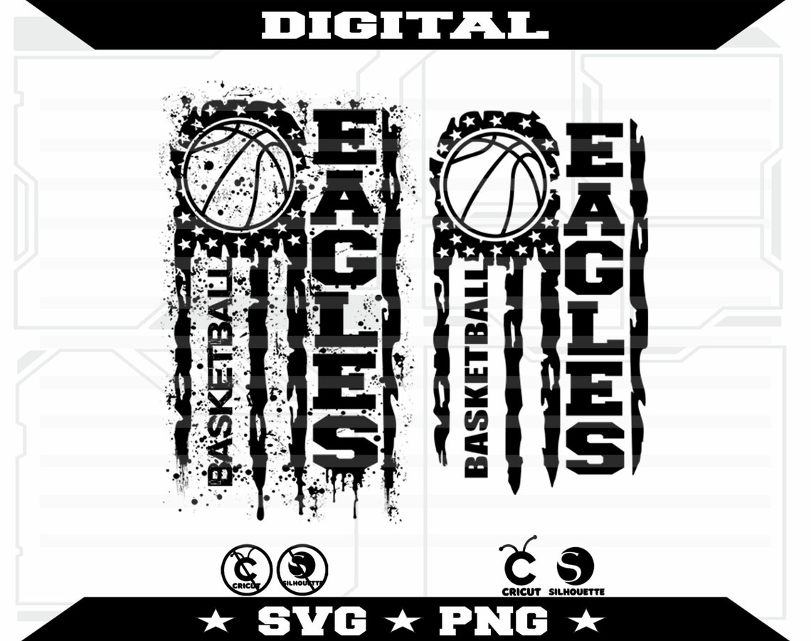Eagles Basketball Svg File Digital - Etsy