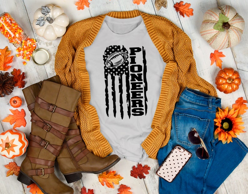 Pioneers Football Svg File - Etsy