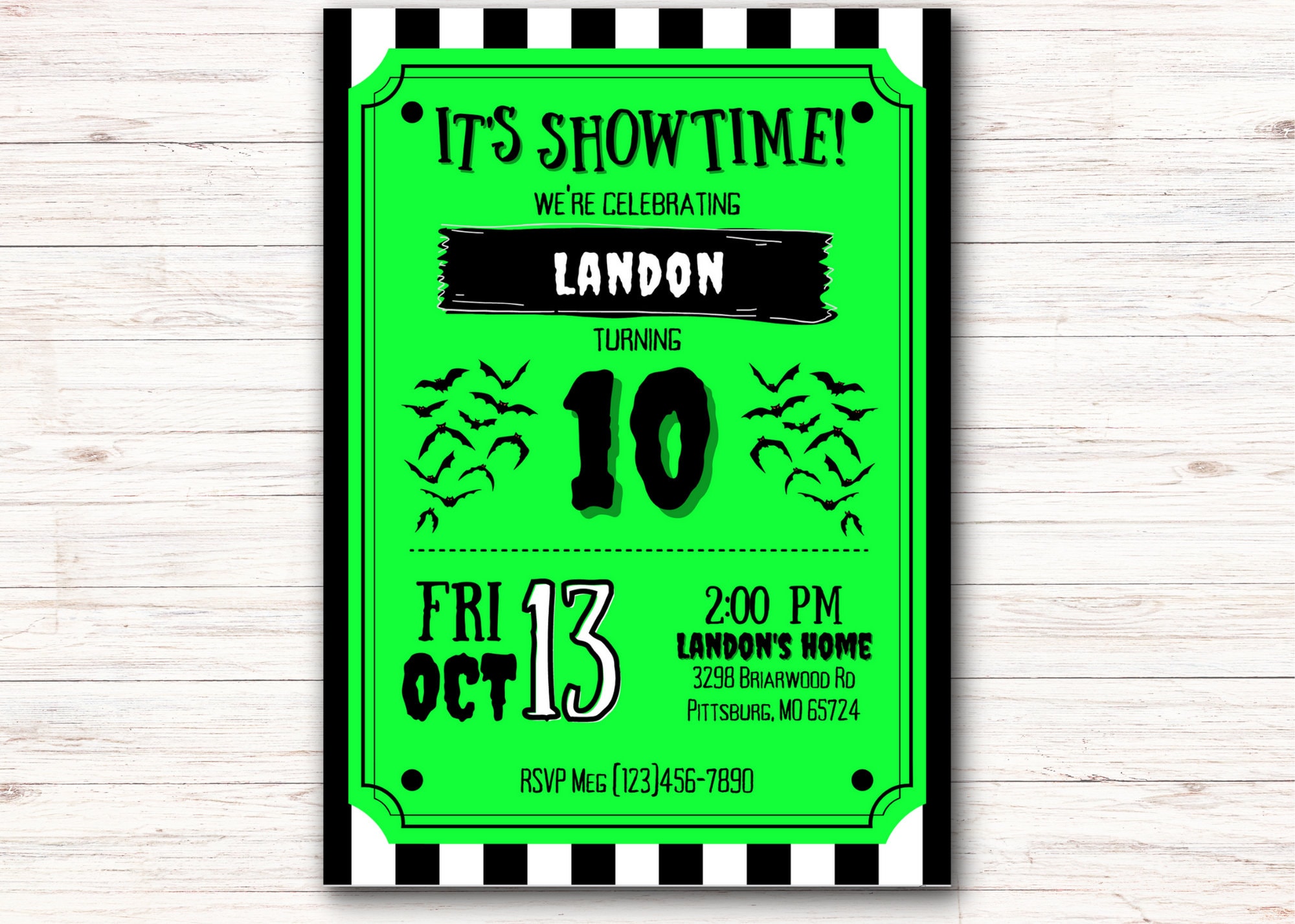 It's Showtime Birthday Party Invitation Made to Order - Etsy Australia