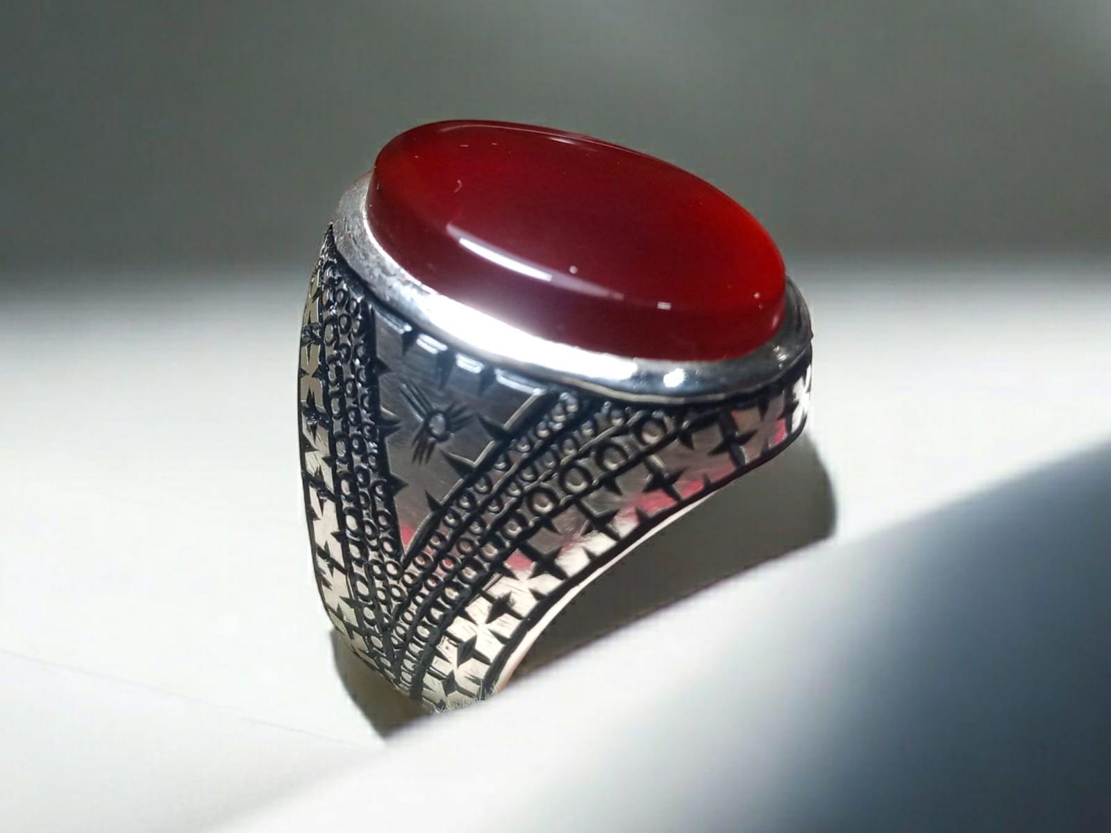 Aqeeq Ring for Men - Etsy