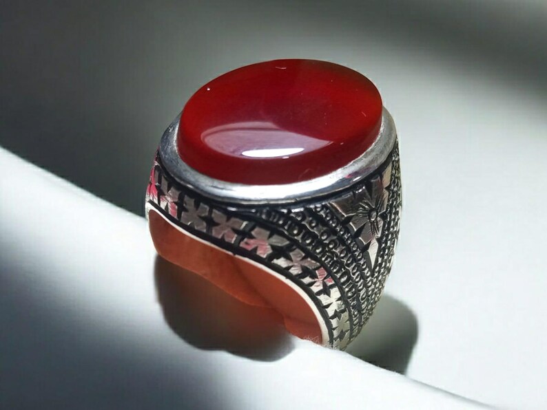 Aqeeq Ring for Men - Etsy
