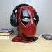 Painted Deadpool Headphone Stand - 3D Printed Life Size Prop - Etsy