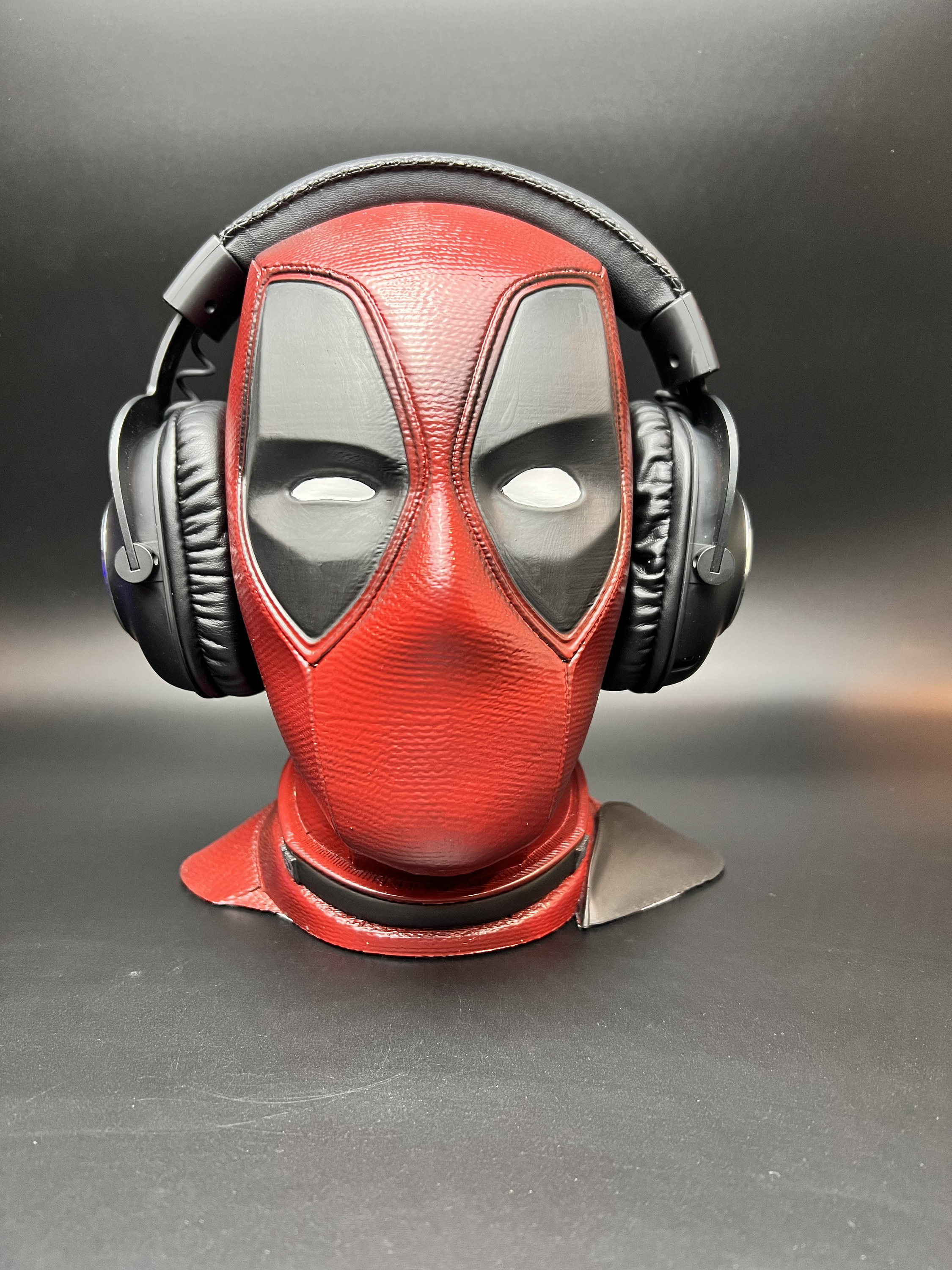 Life Size Painted Deadpool Headphone Stand Prop 3D Printed Headphone ...