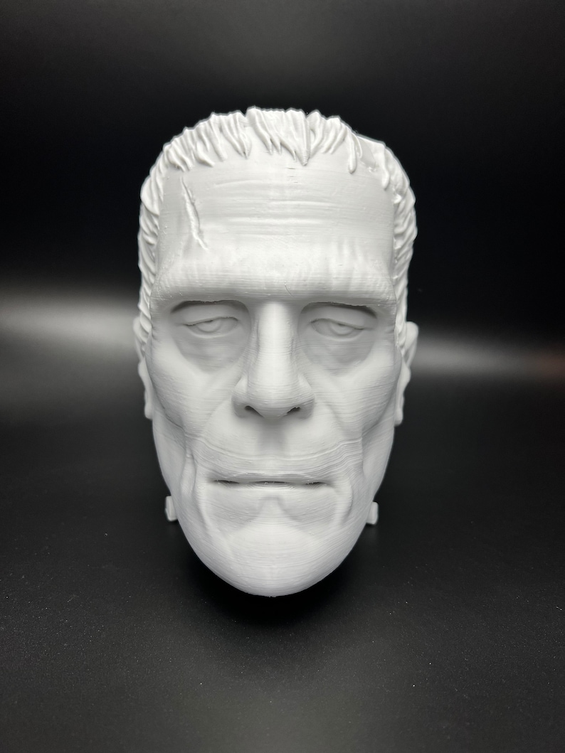 3D Printed Frankenstein Headphone Stand, Halloween Office Decor - Etsy