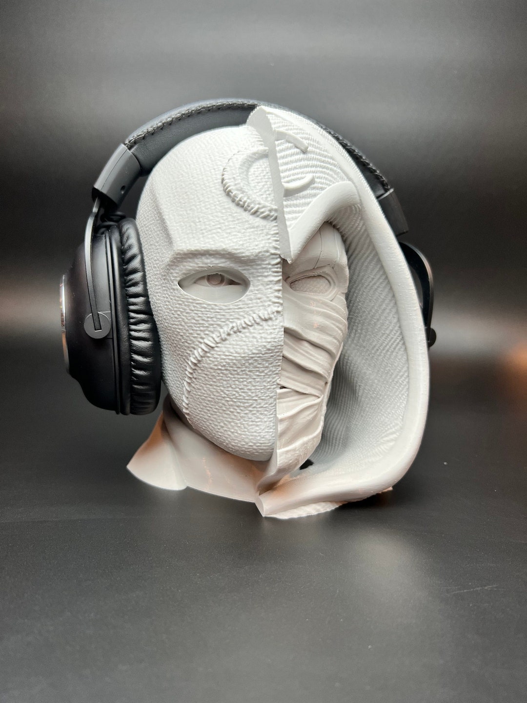 Moon Knight - Headphone Stand - Prop - 3D Printed - Headphone Holder ...