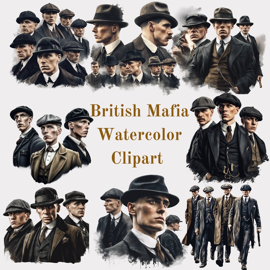 British Mafia Watercolor Clipart, British Mafia Png, British Mafia ...