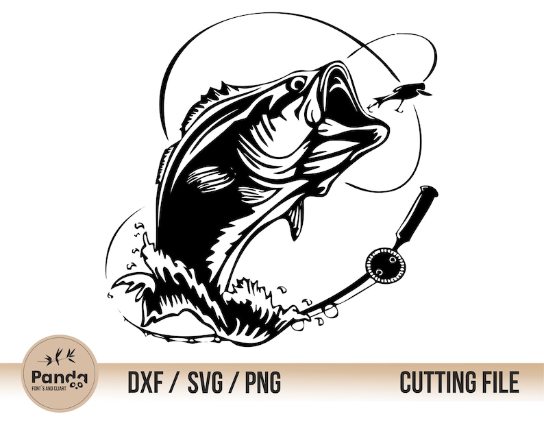 Pêche Svg Clipart Poisson Png pêche Cricut Vector fishing - Etsy Canada