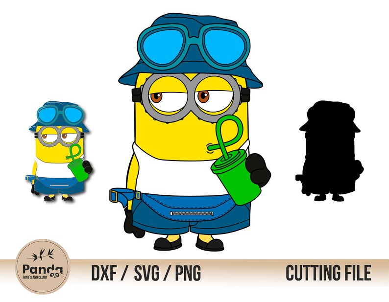Minion Svg Layered Clipart Minions Svg Cricut Vector Minion | Etsy
