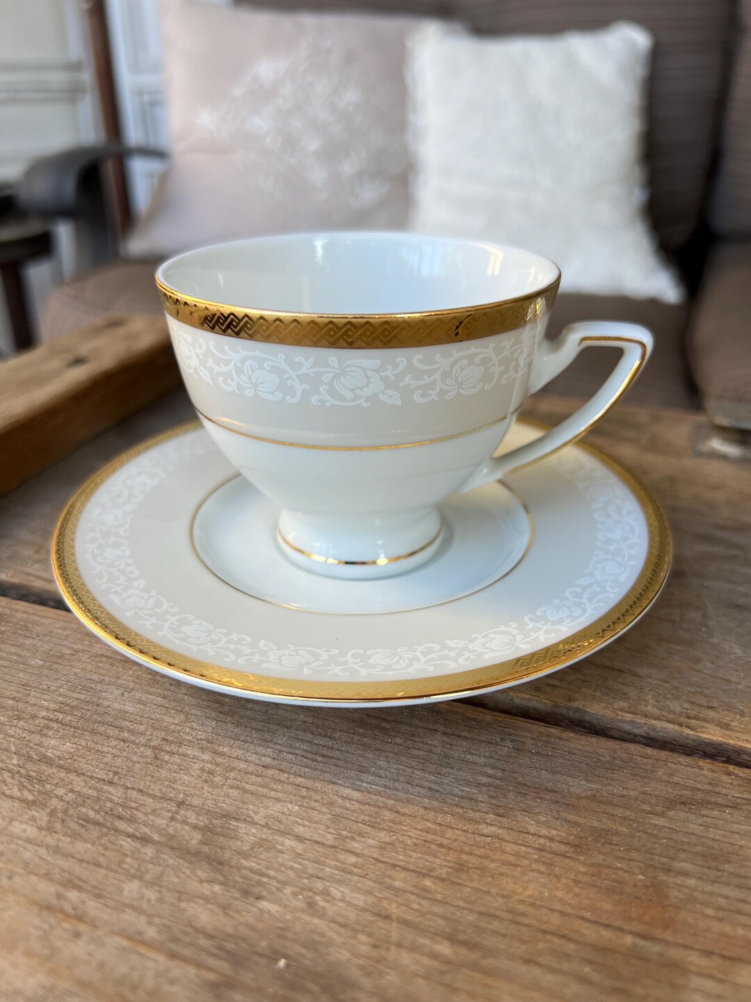 Teacup and Saucer by Heinrich Winterling, Made in Bavaria, Germany. - Etsy
