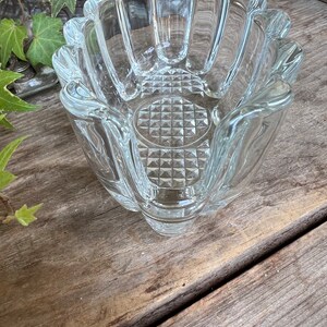 Pair of Vintage Princess House Glass Silverware Holders - Etsy