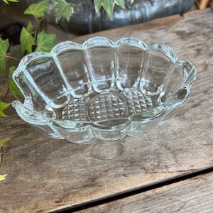 Pair of Vintage Princess House Glass Silverware Holders - Etsy