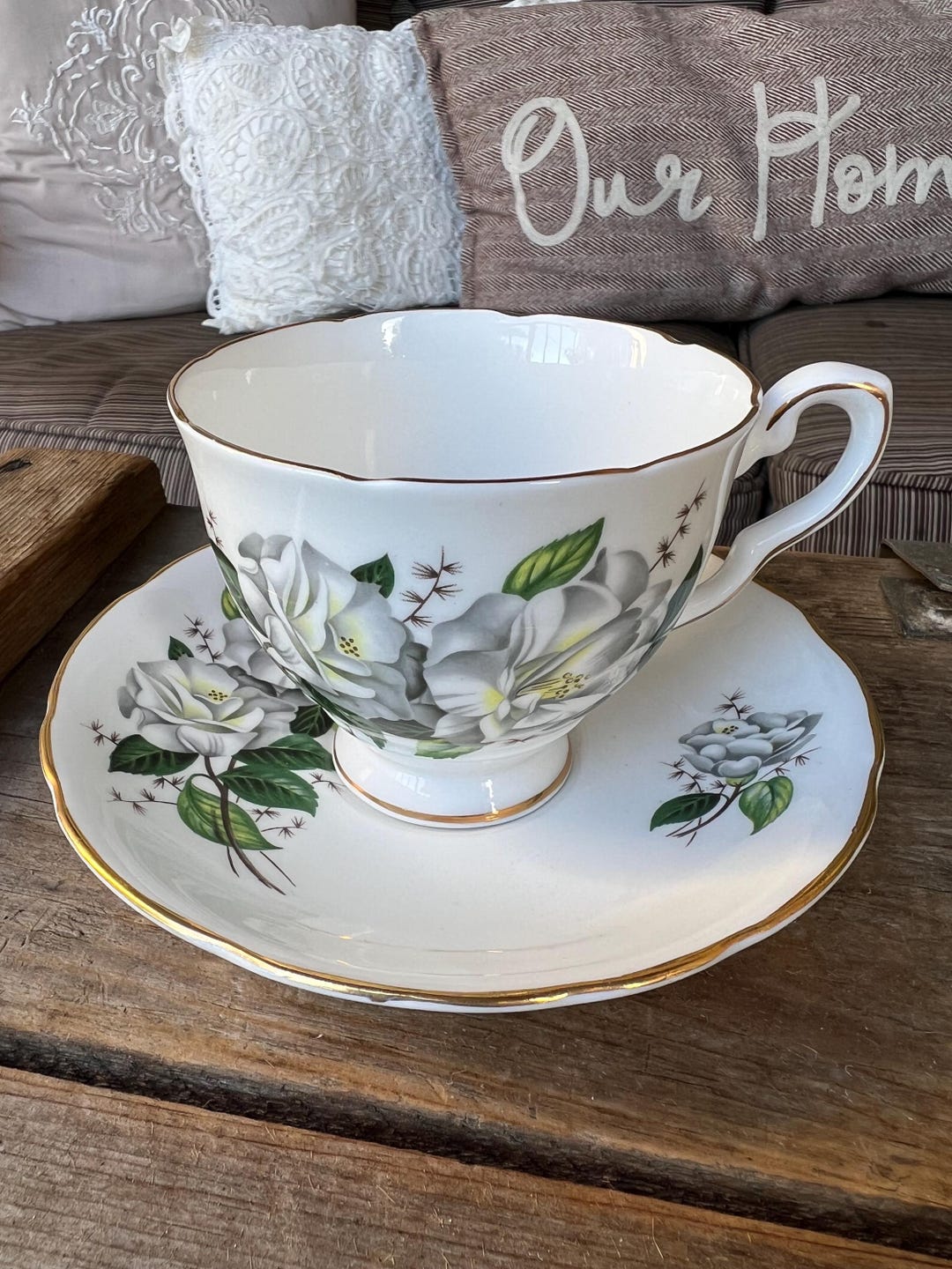 Royal Kent Bone Chinatea Cup and Saucer, Made in Staffordshire England ...