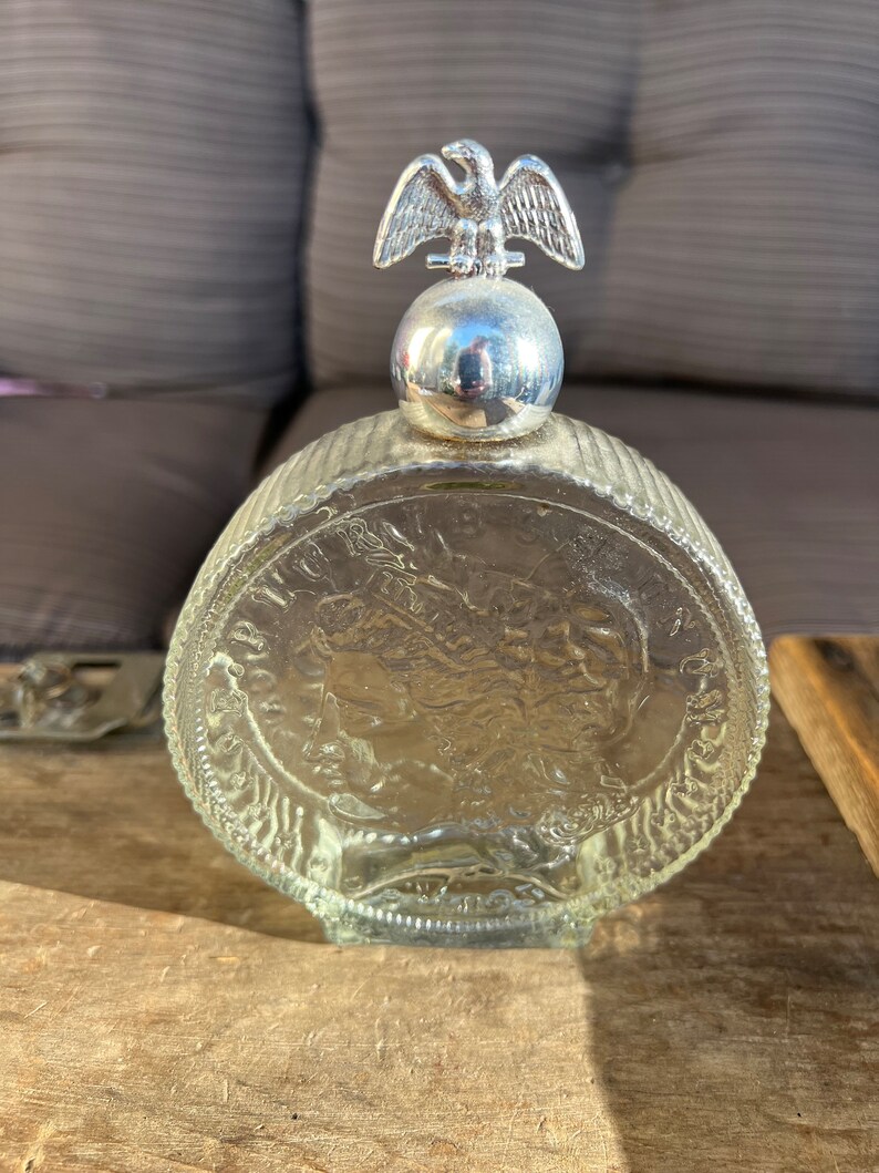 COLLECTIBLE AVON Liberty Dollar After Shave Bottle - Etsy