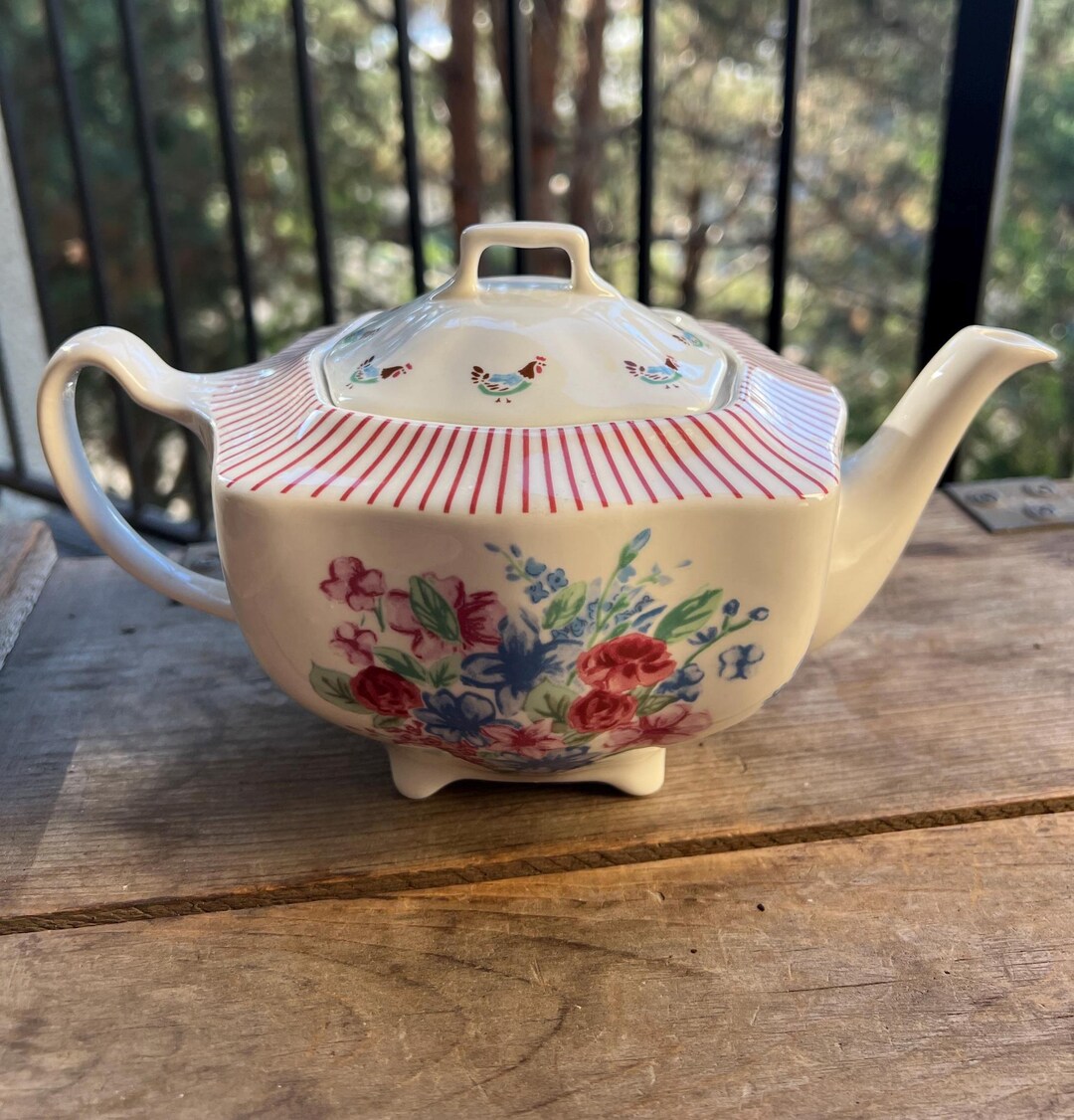 Johnson Brothers Farmhouse Chic Teapot - Etsy